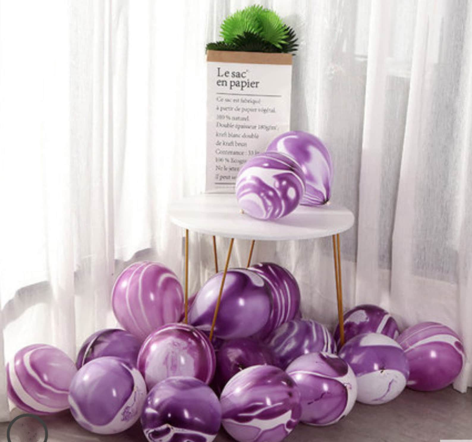 Marble Balloons | Birthday Party Decoration Balloon | Baby Shower ...