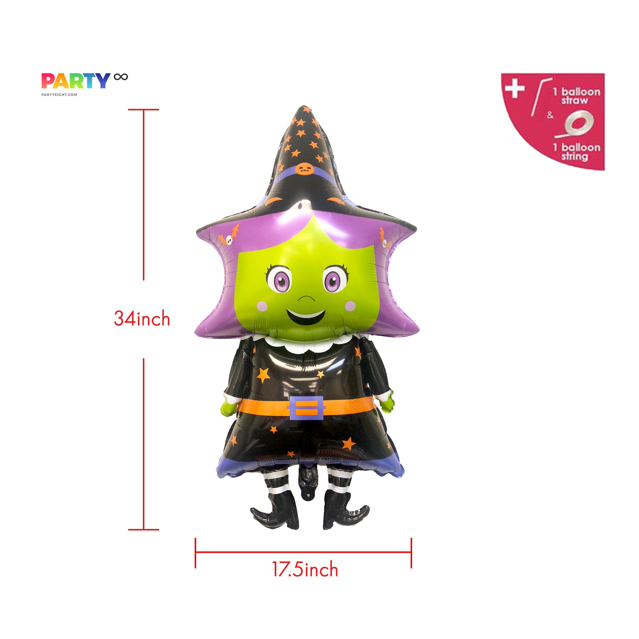 Witch Balloon Halloween Party Balloons Decorations - Etsy