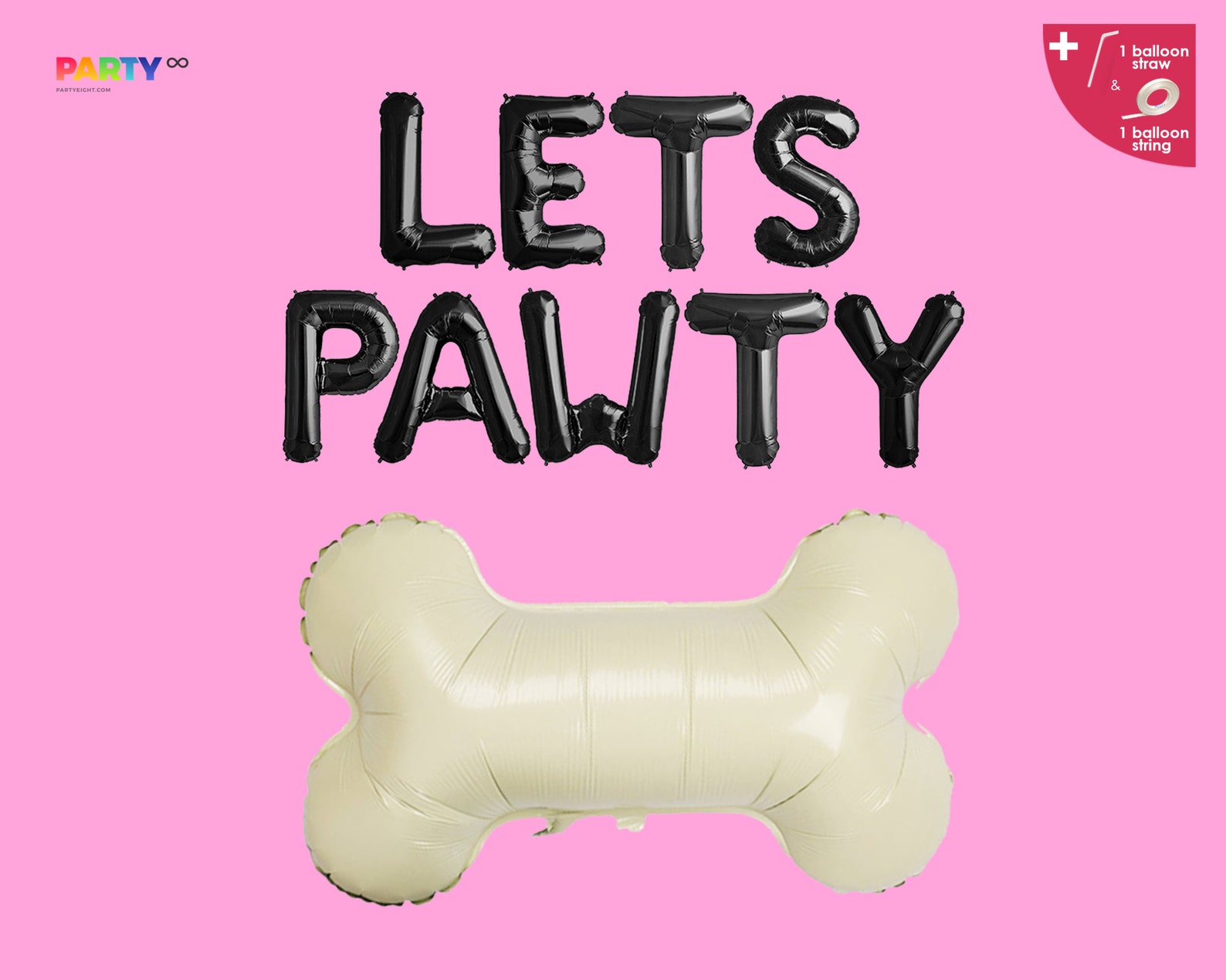 Lets Pawty Balloons Dog Puppy Birthday Party Decoration - Etsy