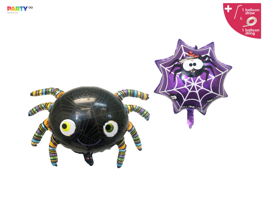 Spider Balloon | Kids Halloween Party Decor | Cute Halloween Birthday ...