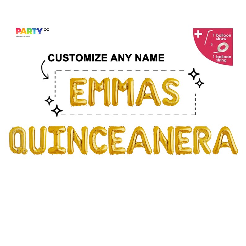 Custom Personalized Quinceanera Party Banner Quince Birthday - Etsy