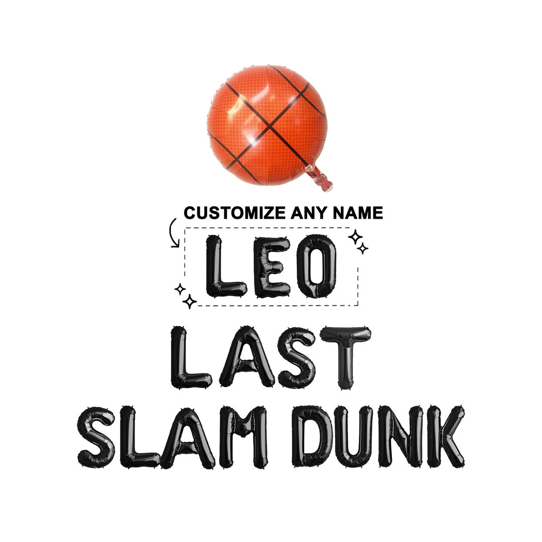 Last Slum Dunk Custom Banner | Custom Basketball NBA Bachelor Party ...