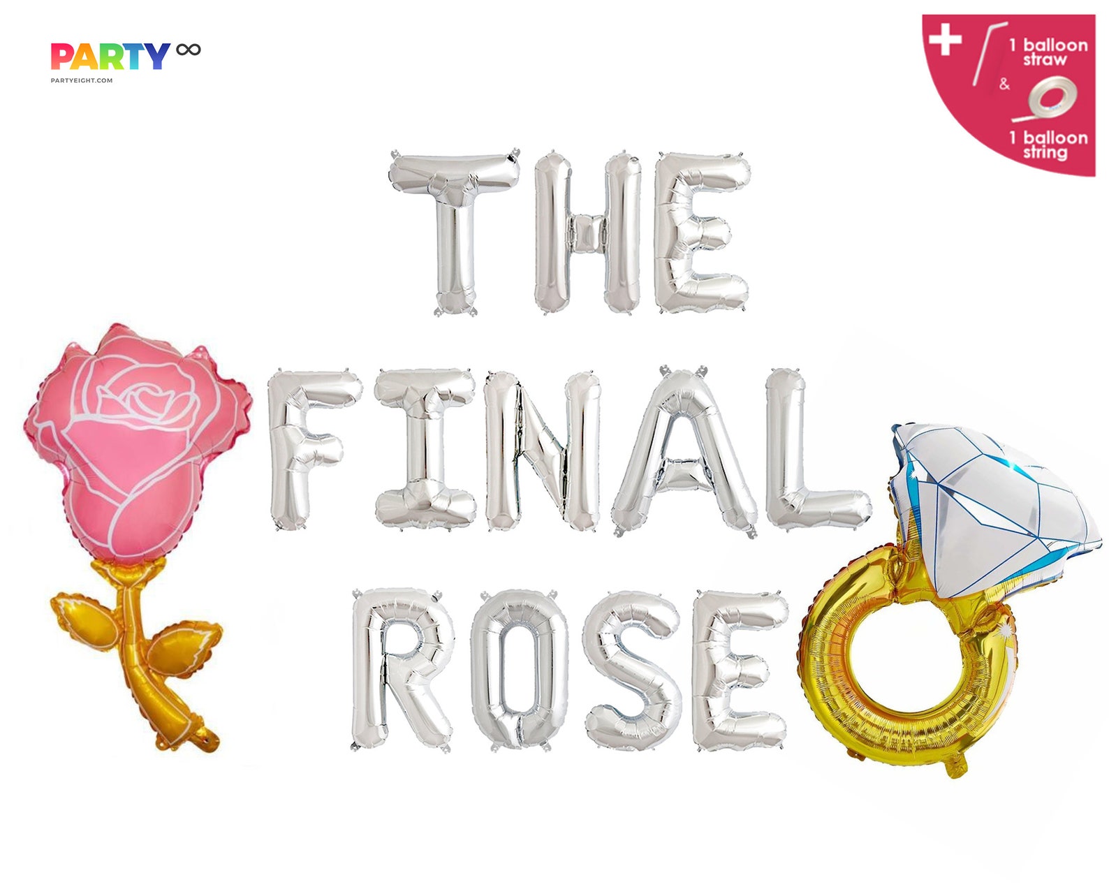 The Final Rose Balloon Banner Bachelorette Party Decorations - Etsy