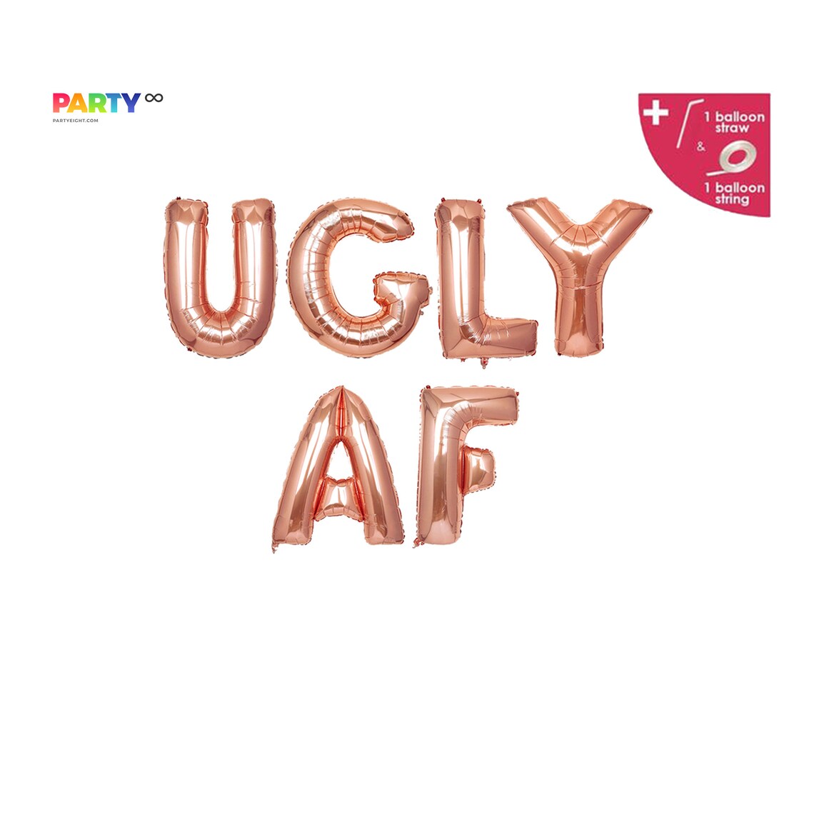 Ugly AF Balloon Banner Christmas Sweater Party Decorations - Etsy