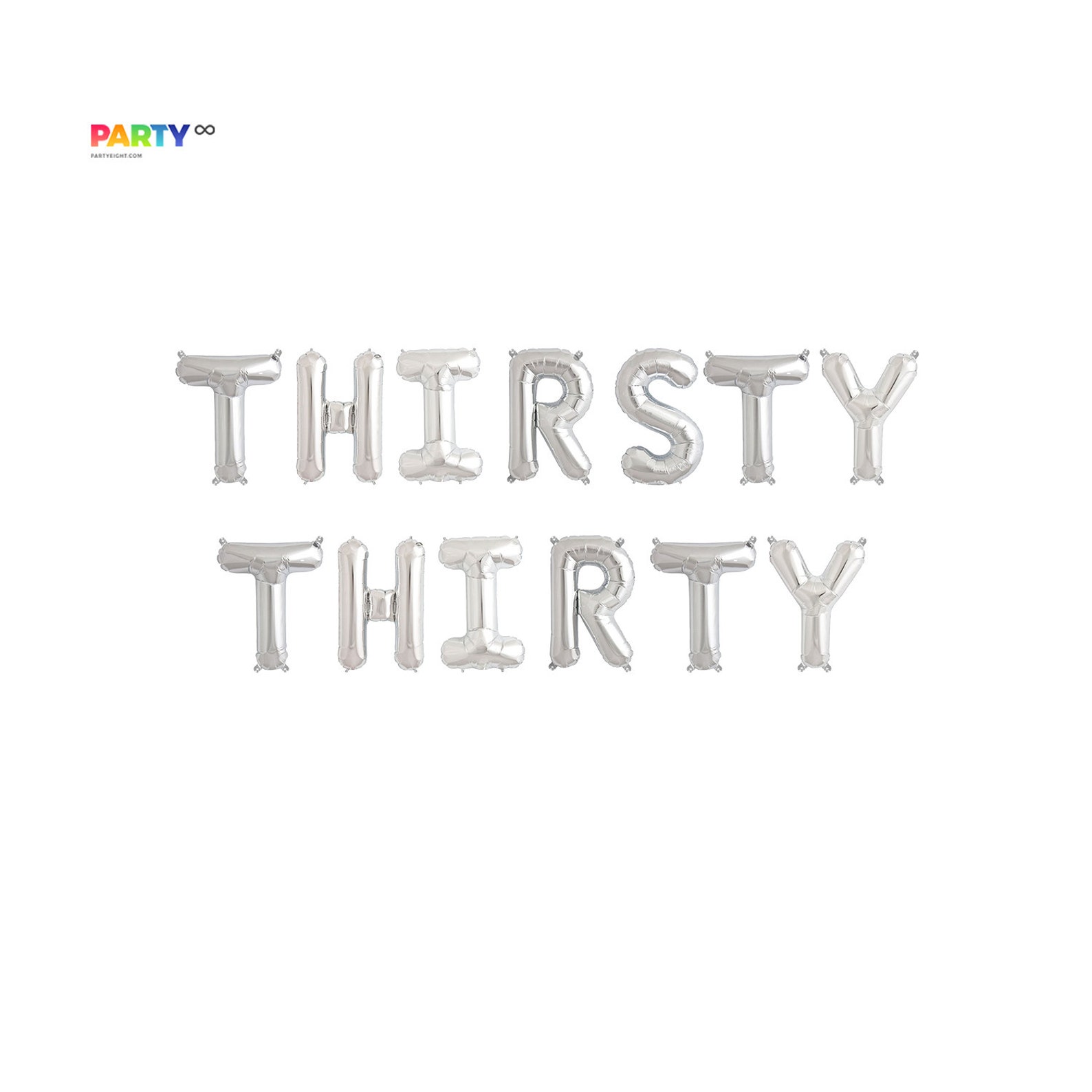 Thirsty Thirty Balloons 30th Birthday Party Balloon | Etsy