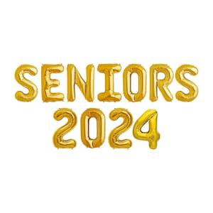 Seniors 2024 Balloon Banner 2024 Seniors Photo Prop Party Decoration ...