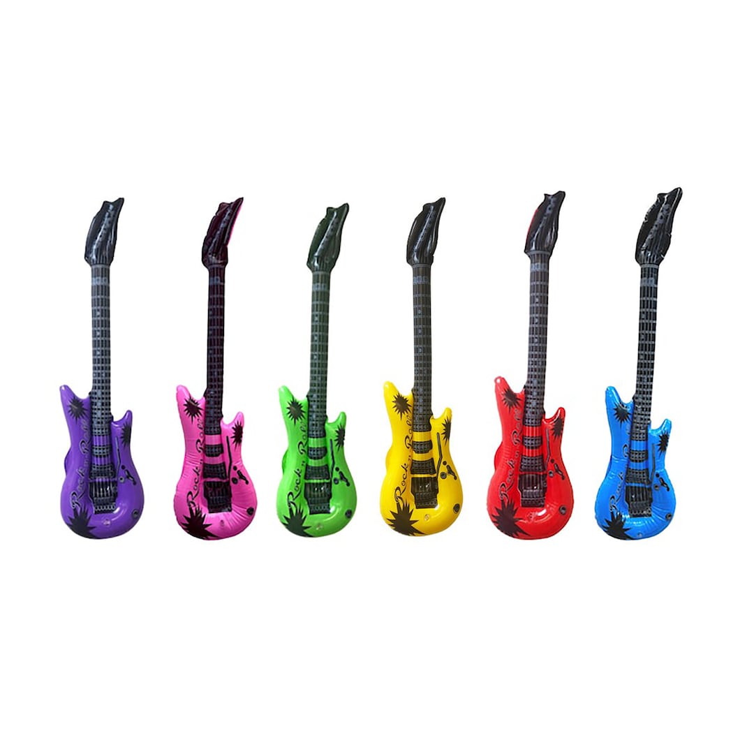 Inflatable Guitar | Rock Instrument | Music Concert Party Decoration ...