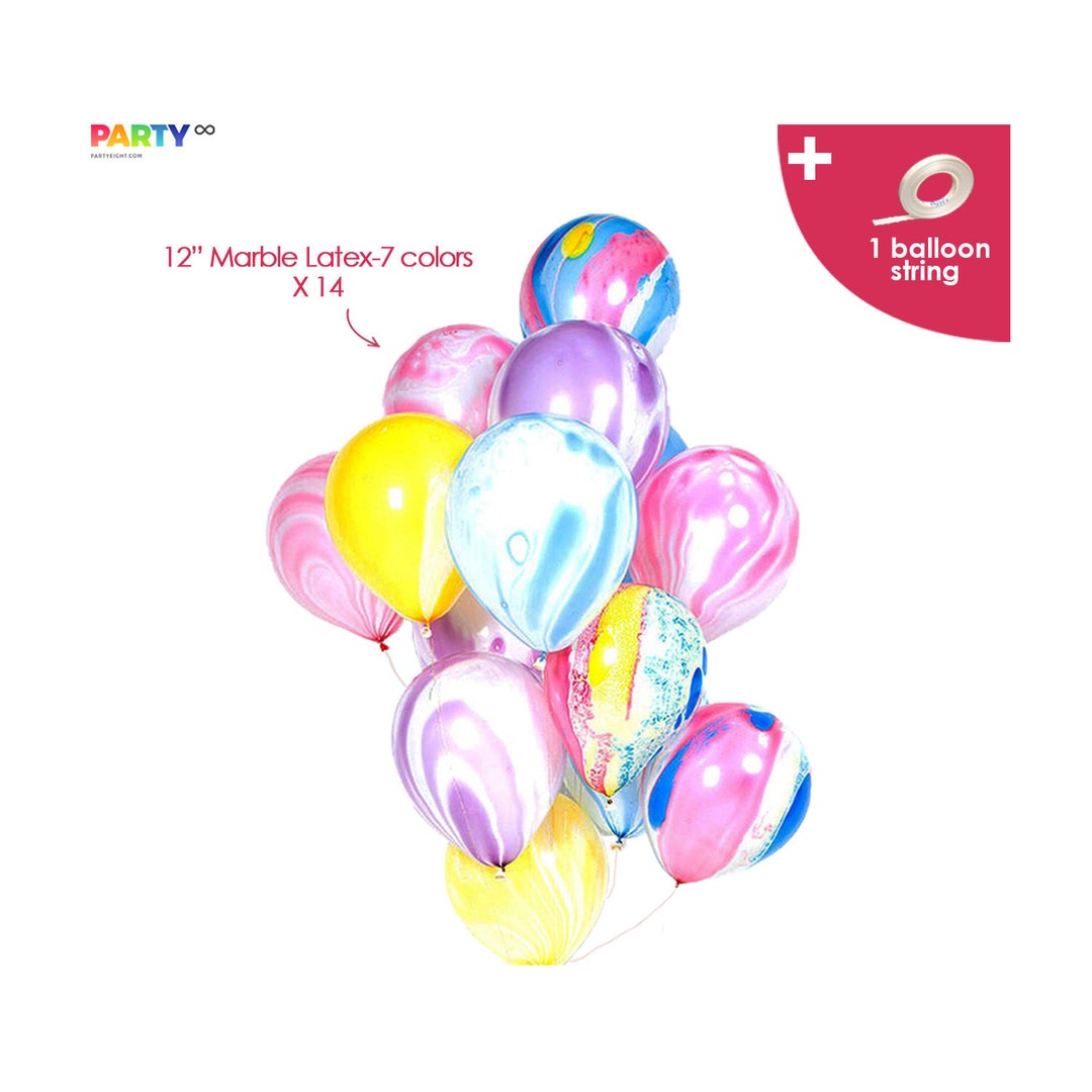 MARBLE BALLOONS | Marble Balloons Bouquet | Marble Balloon Bouquet ...