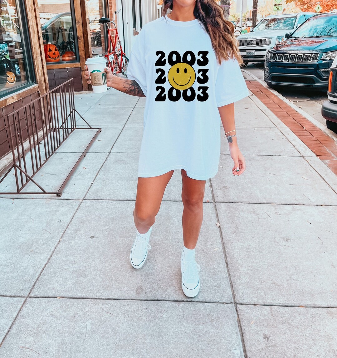 2003 Retro Shirt, Custom 21st Birthday Tshirt, Retro Vintage 21st ...