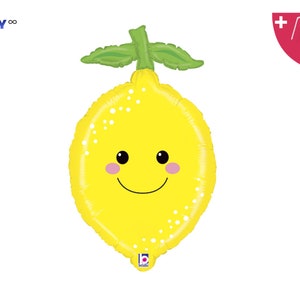 Lemon Balloon | Lemon Party Balloons | Fruit Party | Fruity Balloon ...