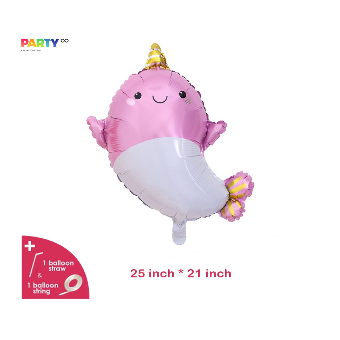 Narwhal Balloon Under the Sea Birthday Party Decor Baby - Etsy