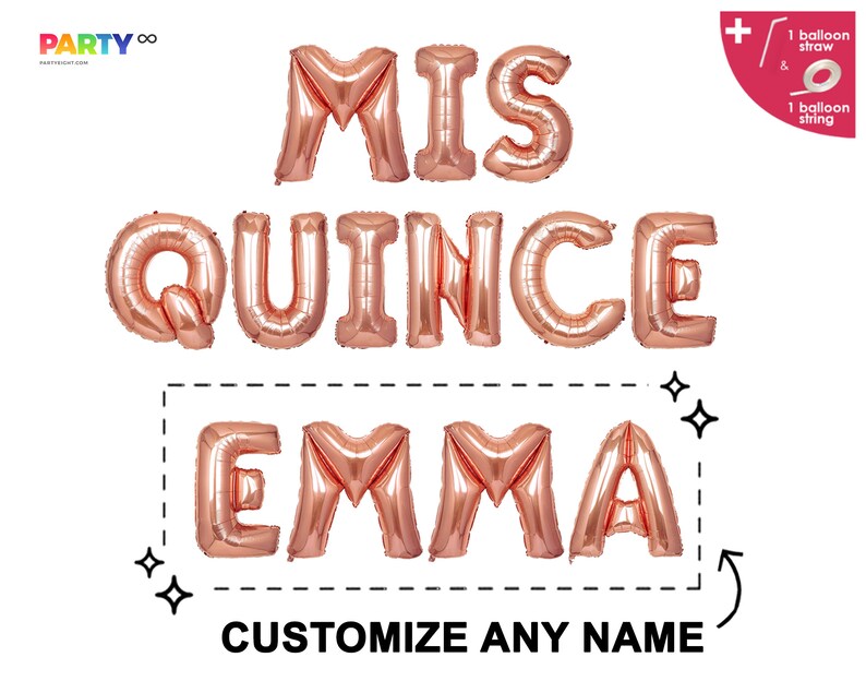 Mis Quince Banner Custom Personalized Quinceanera Cursive - Etsy