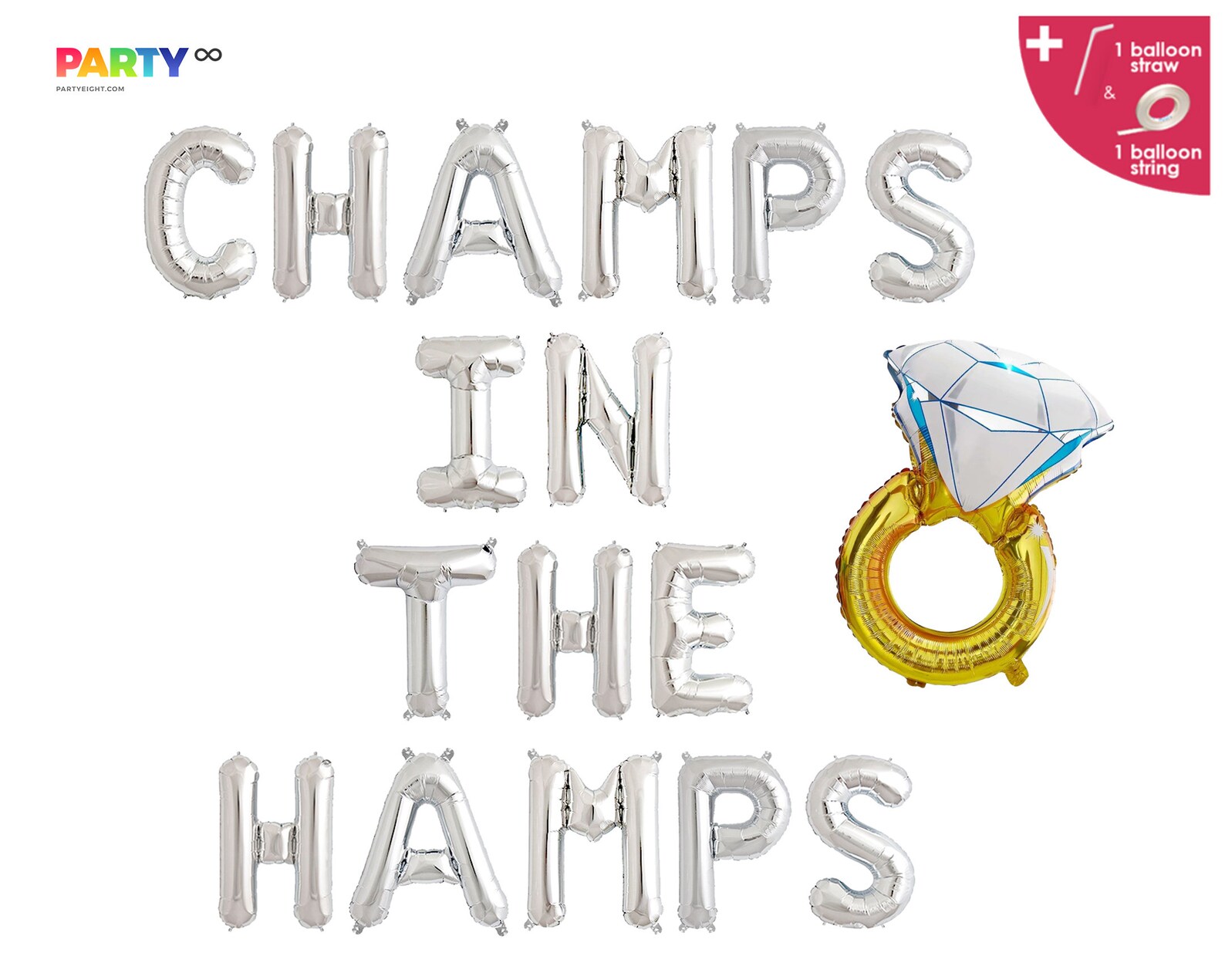Champs in the Hamps Banner Hamptons Bachelorette Party - Etsy