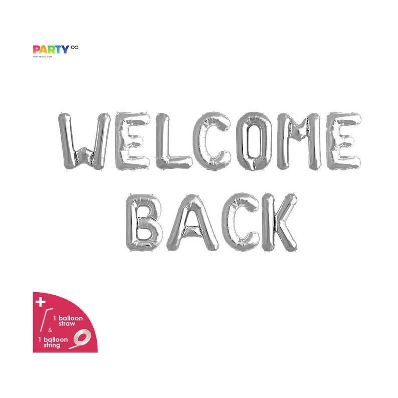 Welcome Back Balloon Banner Welcome Back To School Balloons | Etsy