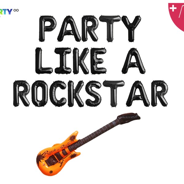 Rock Guitar Balloon - Etsy