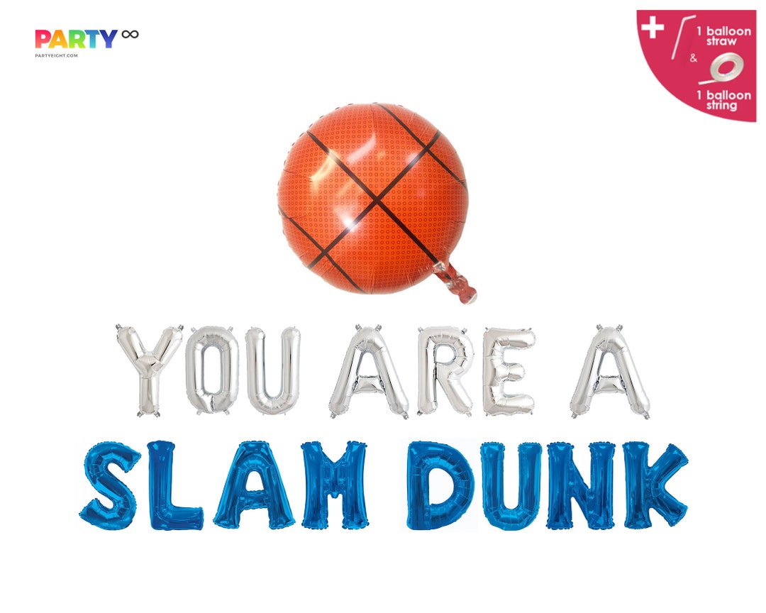 Basketball Valentine's Day You Are a Slam Dunk Basketball Birthday/baby ...