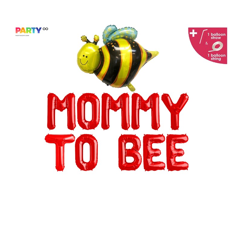 Mummy to Bee Baby Shower Balloon Decor I Mommy to Bee Balloons | Etsy