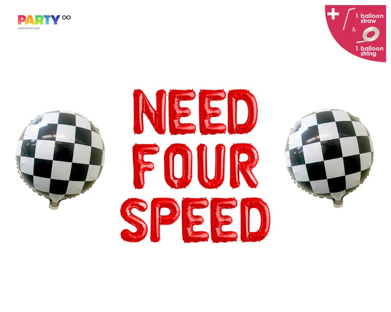 Need Four Speed Banner 4th Racing Car Themed F1 Theme - Etsy