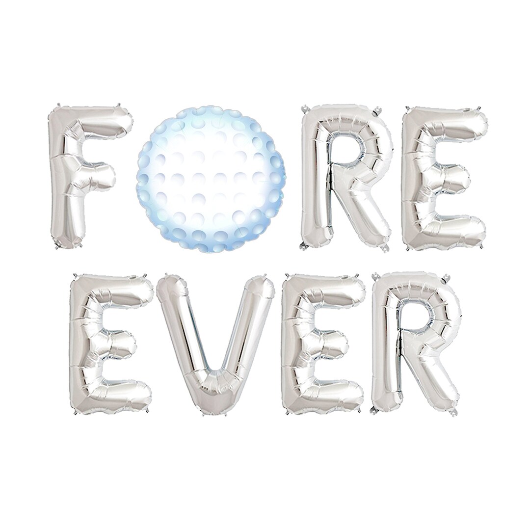 4th FORE EVER Balloons Golfing Birthday Party Golf Themed Birthday ...