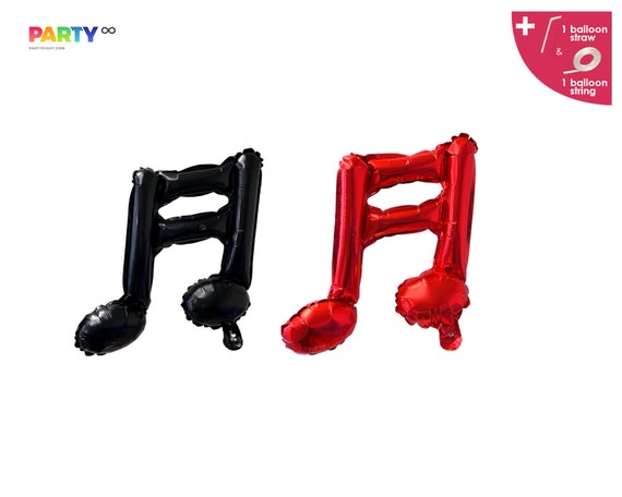Music Note Balloon | Music Decoration | Music Theme Party | Band Party ...