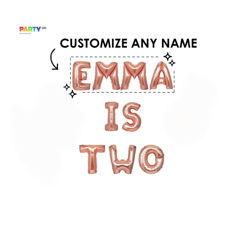 Customize 2nd Birthday Party Banner/sign 2nd Birthday | Etsy