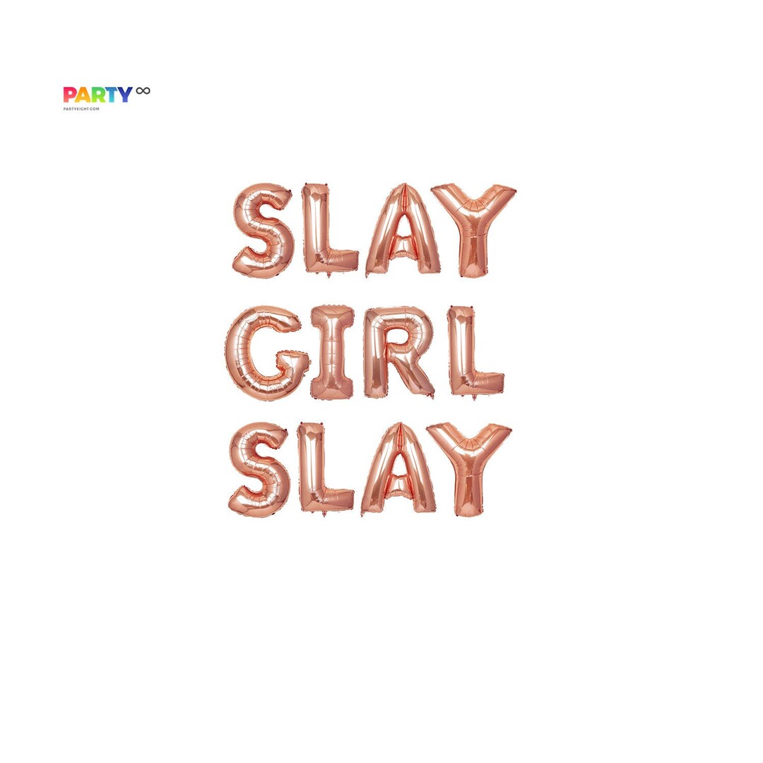 Slay Girl Slay Banner | Slay Party | Divorce Party | New Job Party ...
