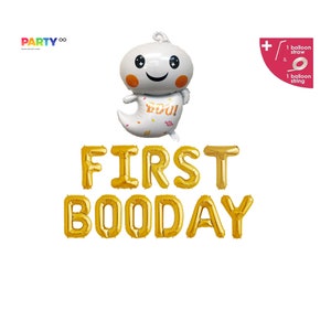 First Boo Day 1st Birthday | Halloween Themed 1st Birthday Banner ...