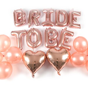 Bachelorette Party Decoration | "bride TO Be" Balloon Banner | Bridal ...