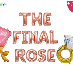 The Final Rose Balloon Banner Bachelorette Party Decorations - Etsy