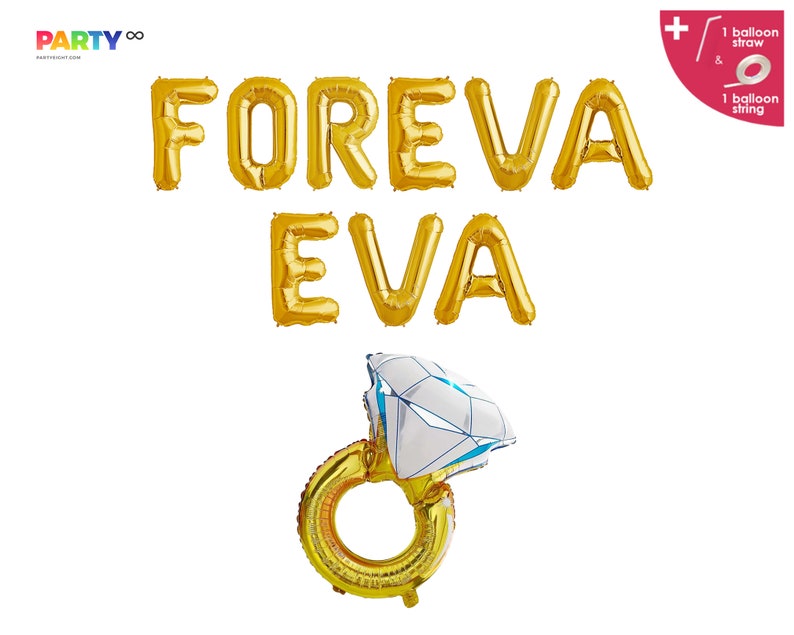 Foreva Eva Banner Engagement Party Decoration She Said Yes - Etsy