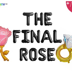 The Final Rose Balloon Banner Bachelorette Party Decorations - Etsy