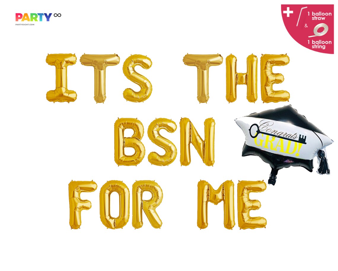 Its the BSN for Me Banner Nursing Graduation Party Nursing - Etsy