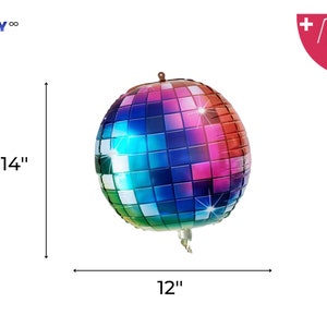 Disco Ball Balloon | 70s Themed Dance Party | Disco Party Disco Fever ...