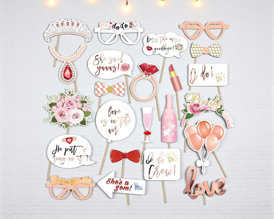 Bachelorette Party Photo Booth Props - Etsy