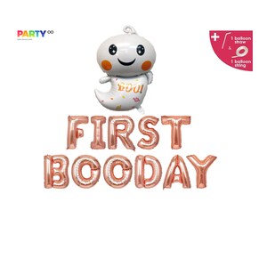 First Boo Day 1st Birthday | Halloween Themed 1st Birthday Banner ...