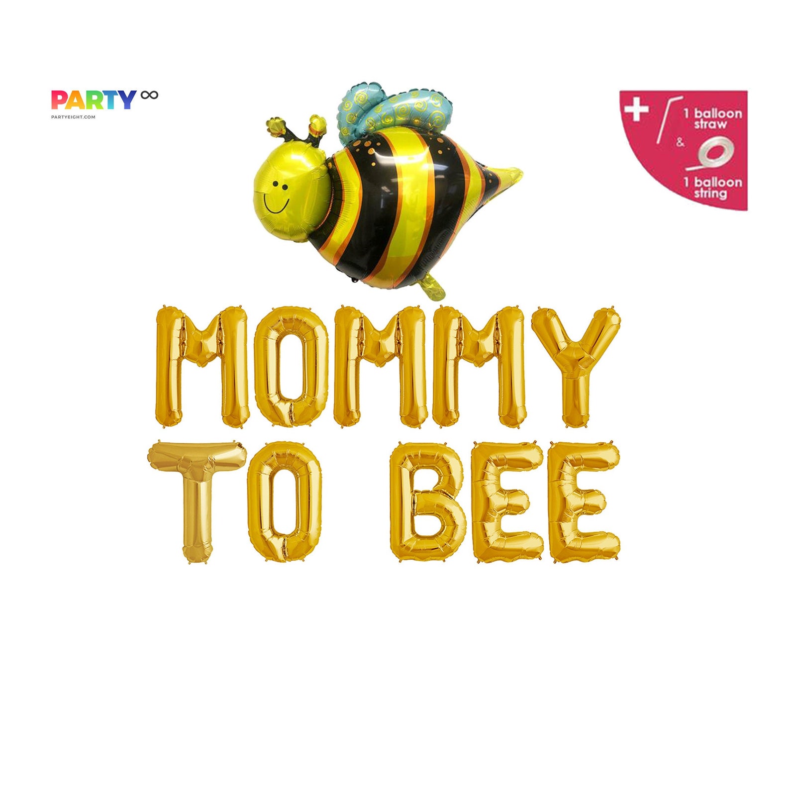 Mummy to Bee Baby Shower Balloon Decor I Mommy to Bee Balloons - Etsy