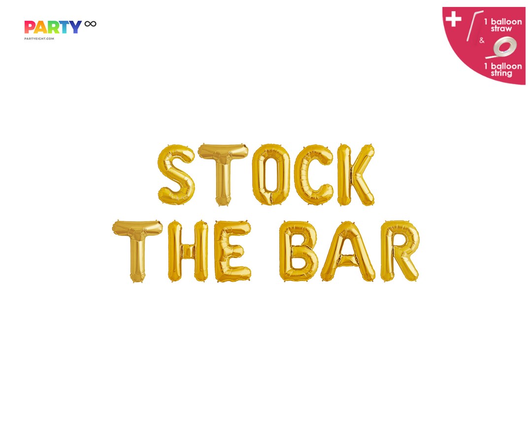 Stock the Bar Banner | Bridal Shower Banner| Wedding Ideas | Dessert ...