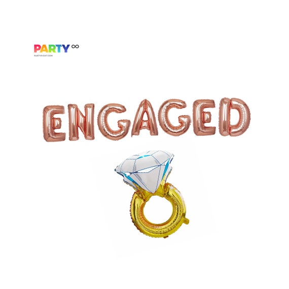 Engaged Banner/sign Engagement Party Decoration She or He | Etsy