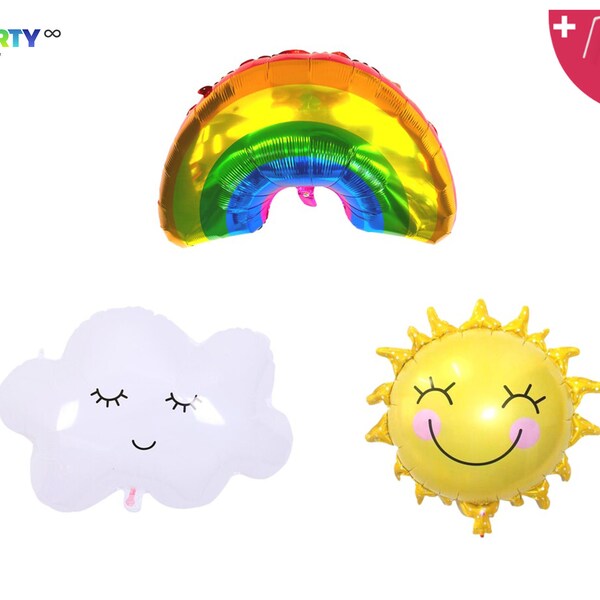 Balloon Rainbow Clouds - Etsy