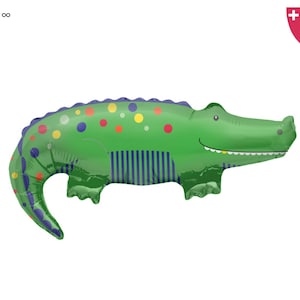 Crocodile Foil Balloon | Alligator Balloon | Jungle Birthday Party ...