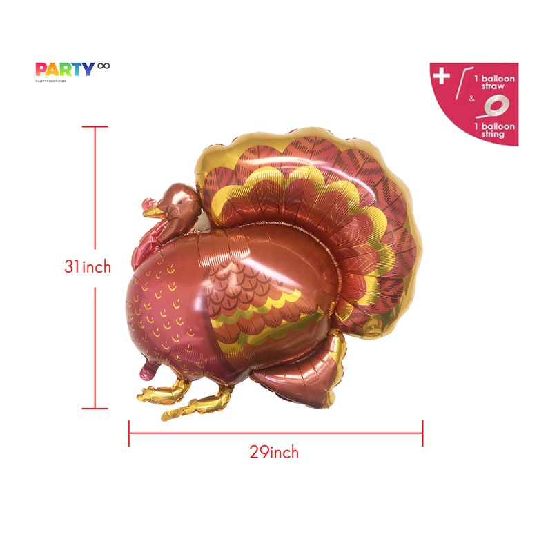 Turkey Balloon Thanksgiving Balloons Decorations - Etsy