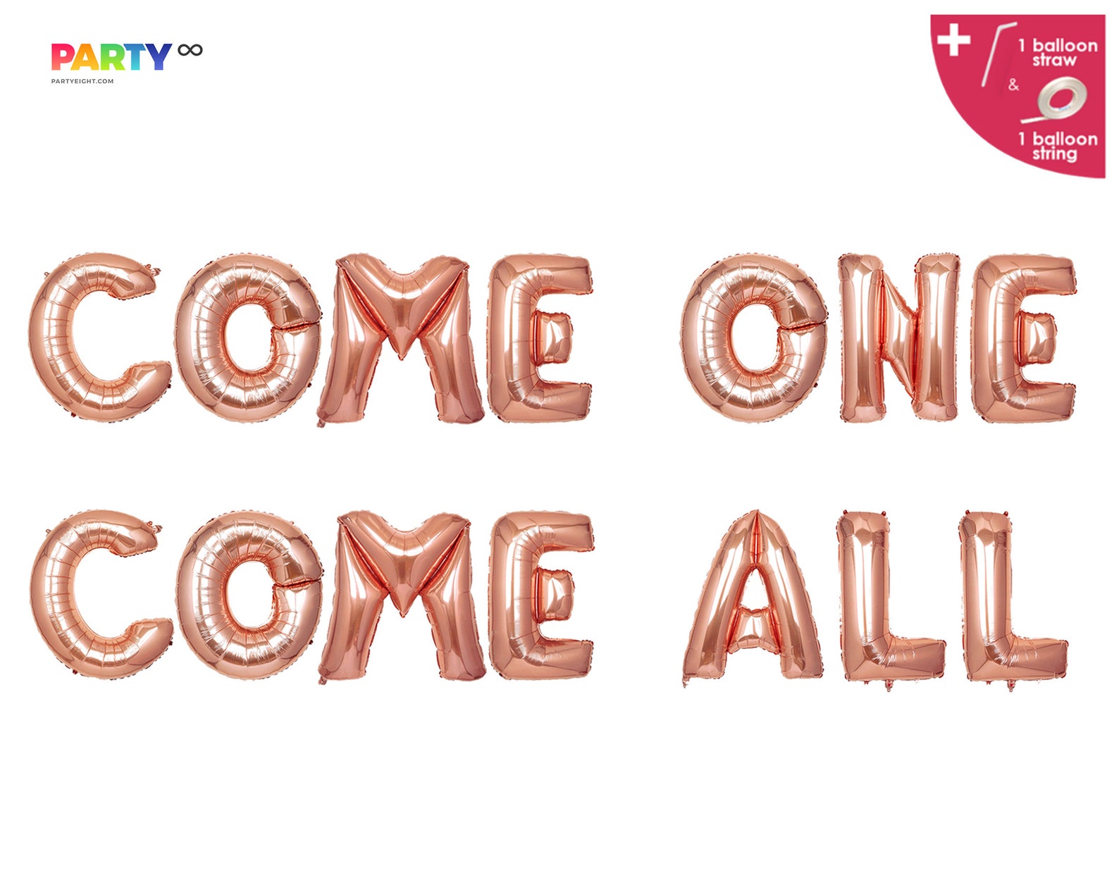 Circus 1st Birthday Party Come One Come All Banner Balloon - Etsy