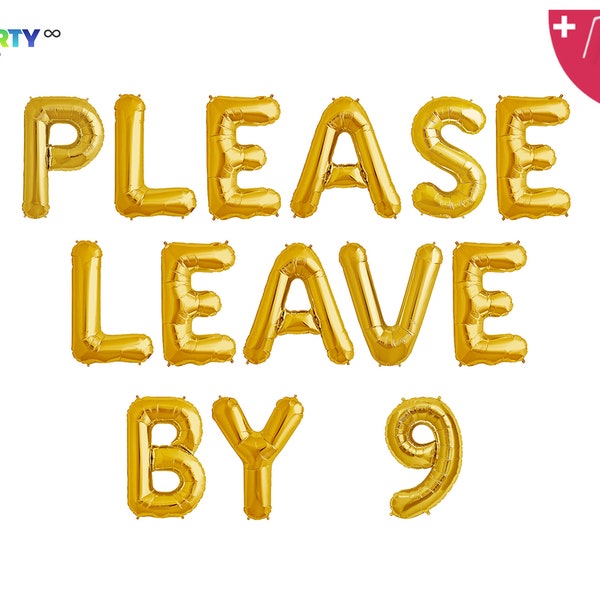 Please Leave by 9 - Etsy