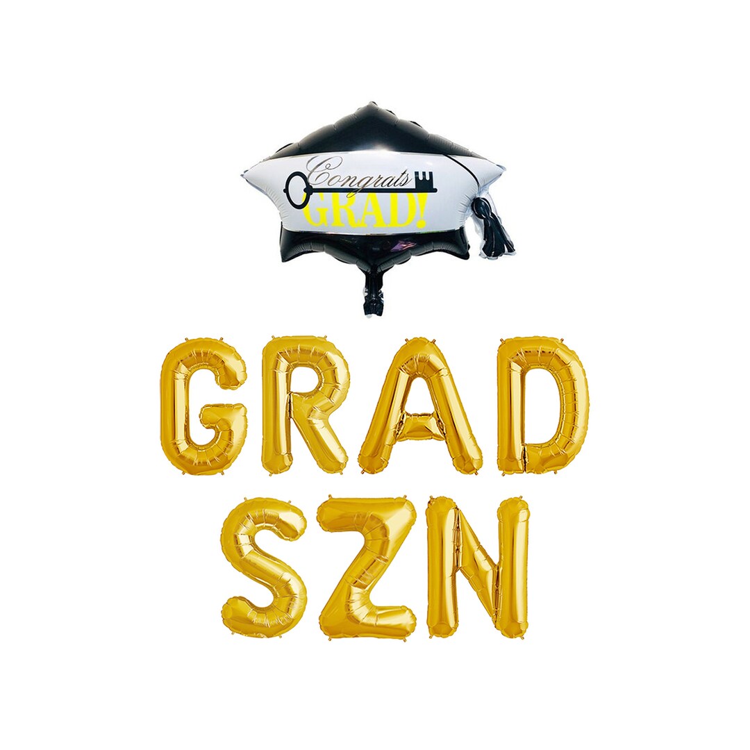 Grad Szn Balloons | 2025 Grad College Graduation Party Decorations ...