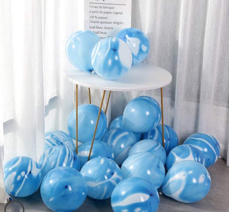 Marble Balloons | Birthday Party Decoration Balloon | Baby Shower ...