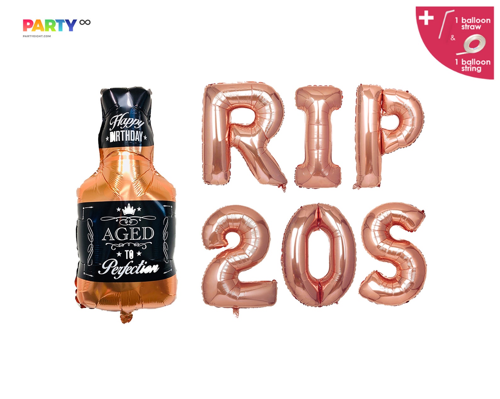 Rip 20S Banner 30th Birthday Decoration Set Thirty - Etsy