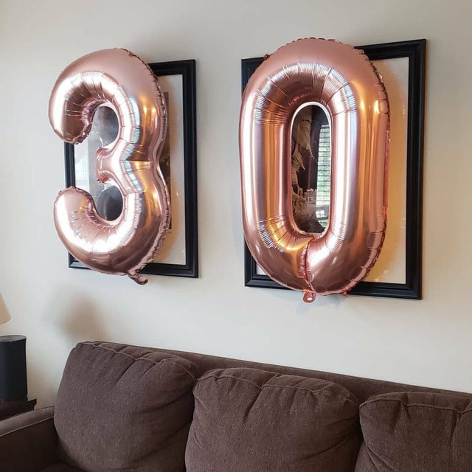 Giant 40 Inch Balloon Numbers Birthday Giant Rose - Etsy