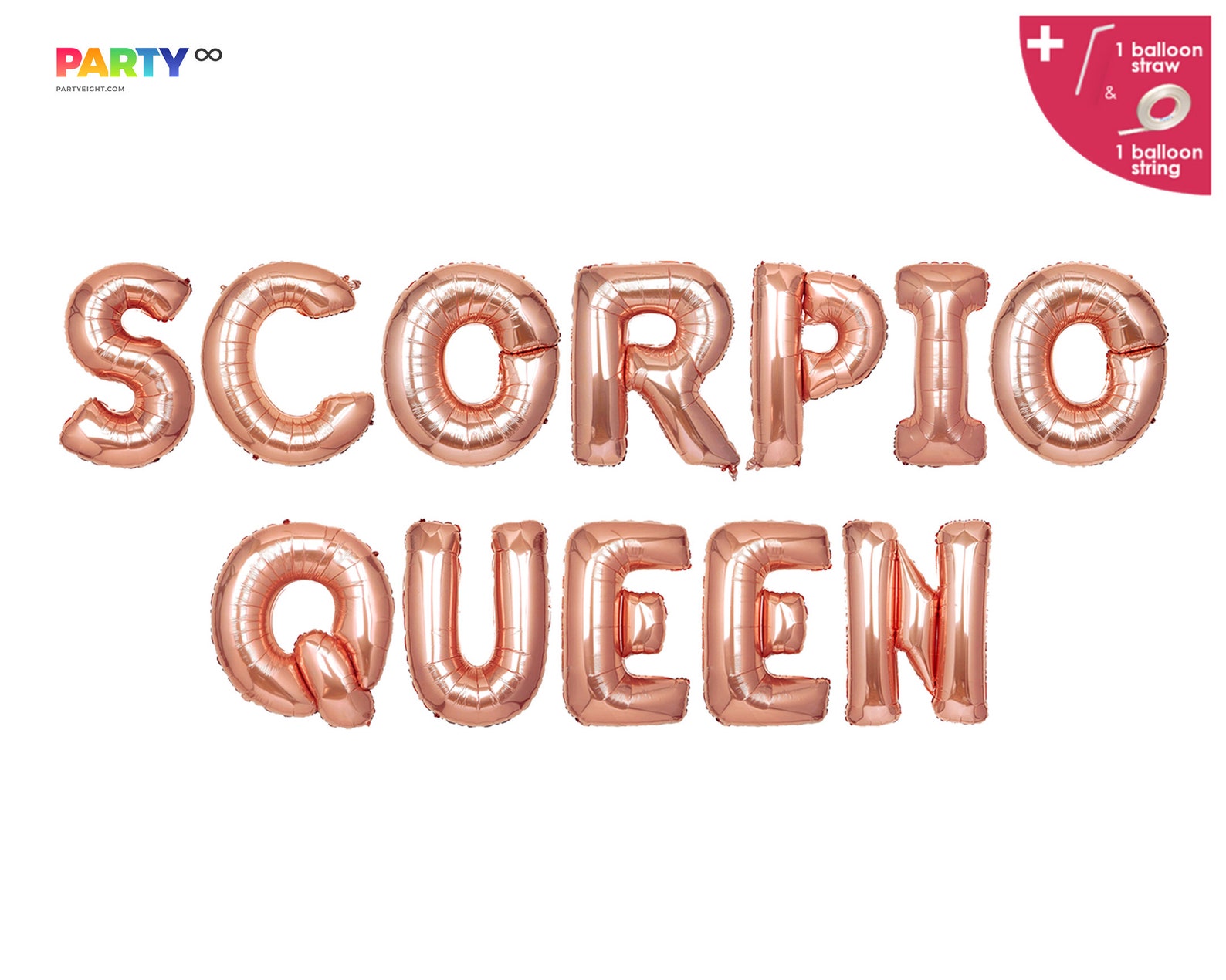 Scorpio Queen Balloon Banner Scorpio Girls Birthday 21st - Etsy