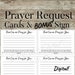 DIGITAL- Prayer Request Cards & BONUS 8x10 Prayer Request Sign ...