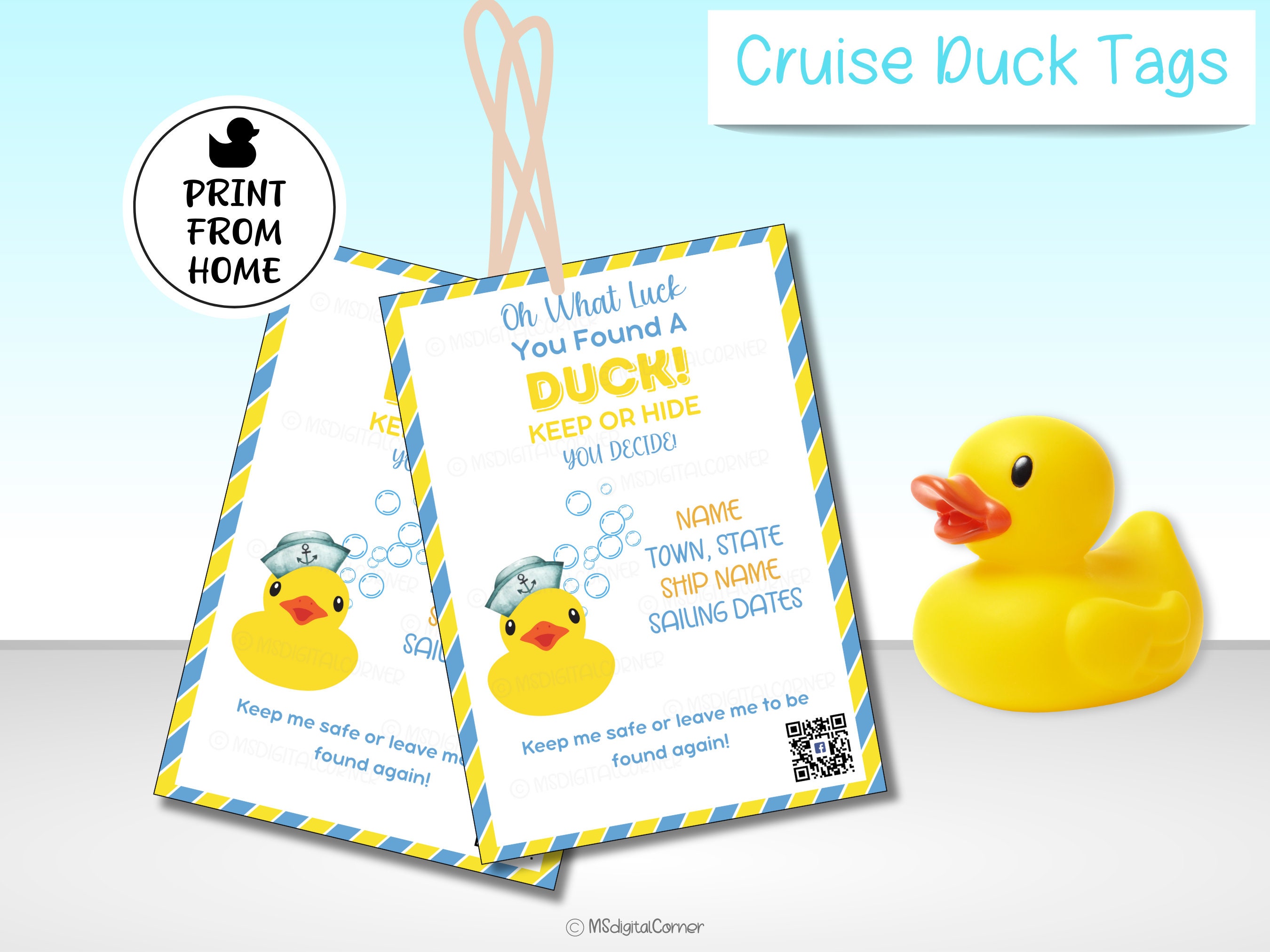 Cruise Duck Tags,custom Cruise Duck Tags,tags Personalized,cruise Ship ...